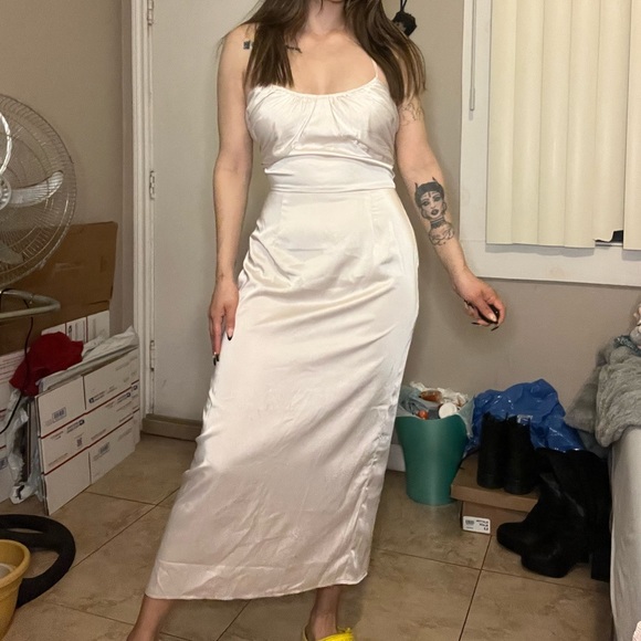 Missguided | Dresses | Missguided Satin Maxi Dress | Poshmark